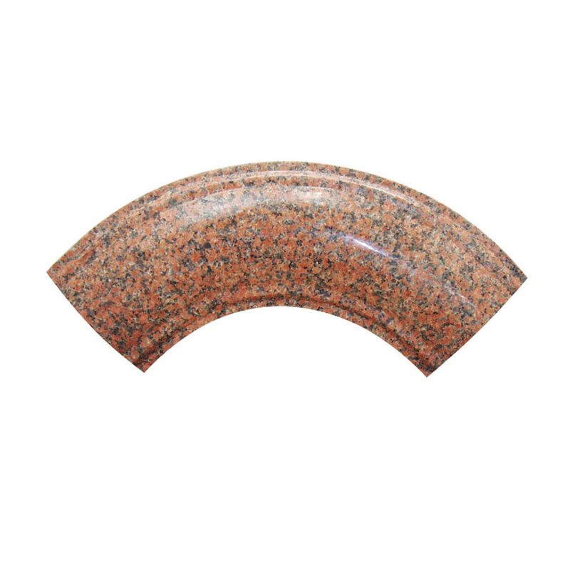 Maple Red Curved Corner Piece - Time Marble