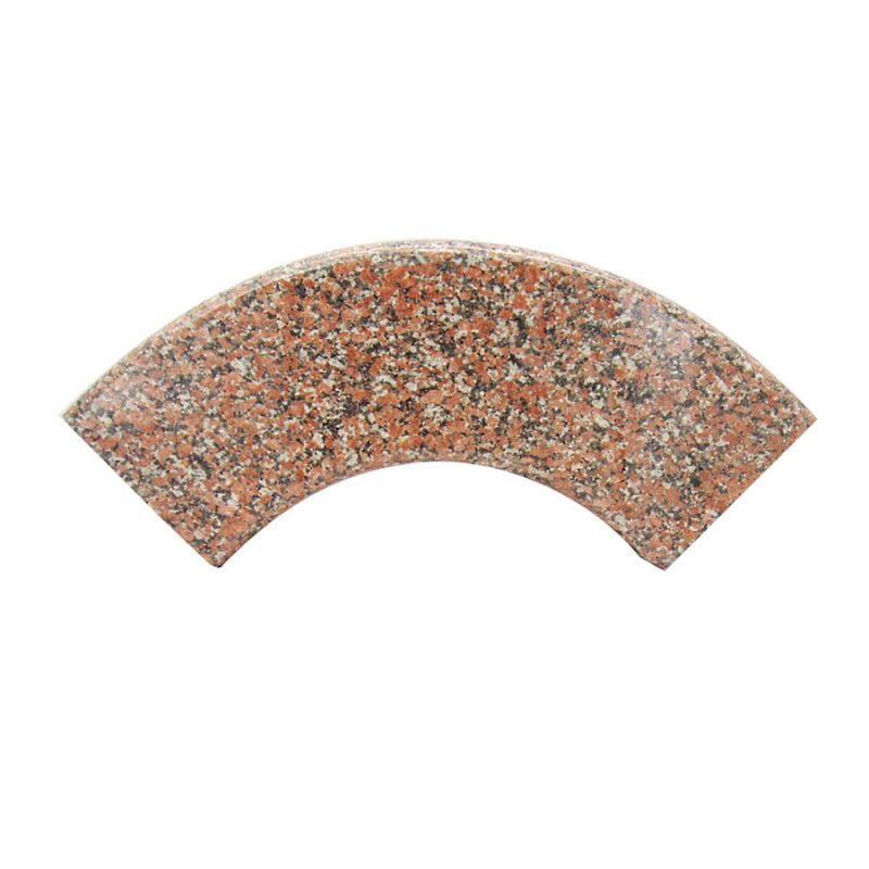 Maple Red Flat Corner Piece - Time Marble