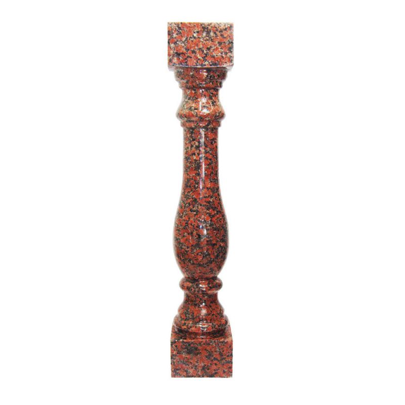 Maple Red Square Flat Banister - Time Marble