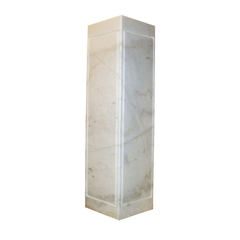 White Marble Post - Time Marble